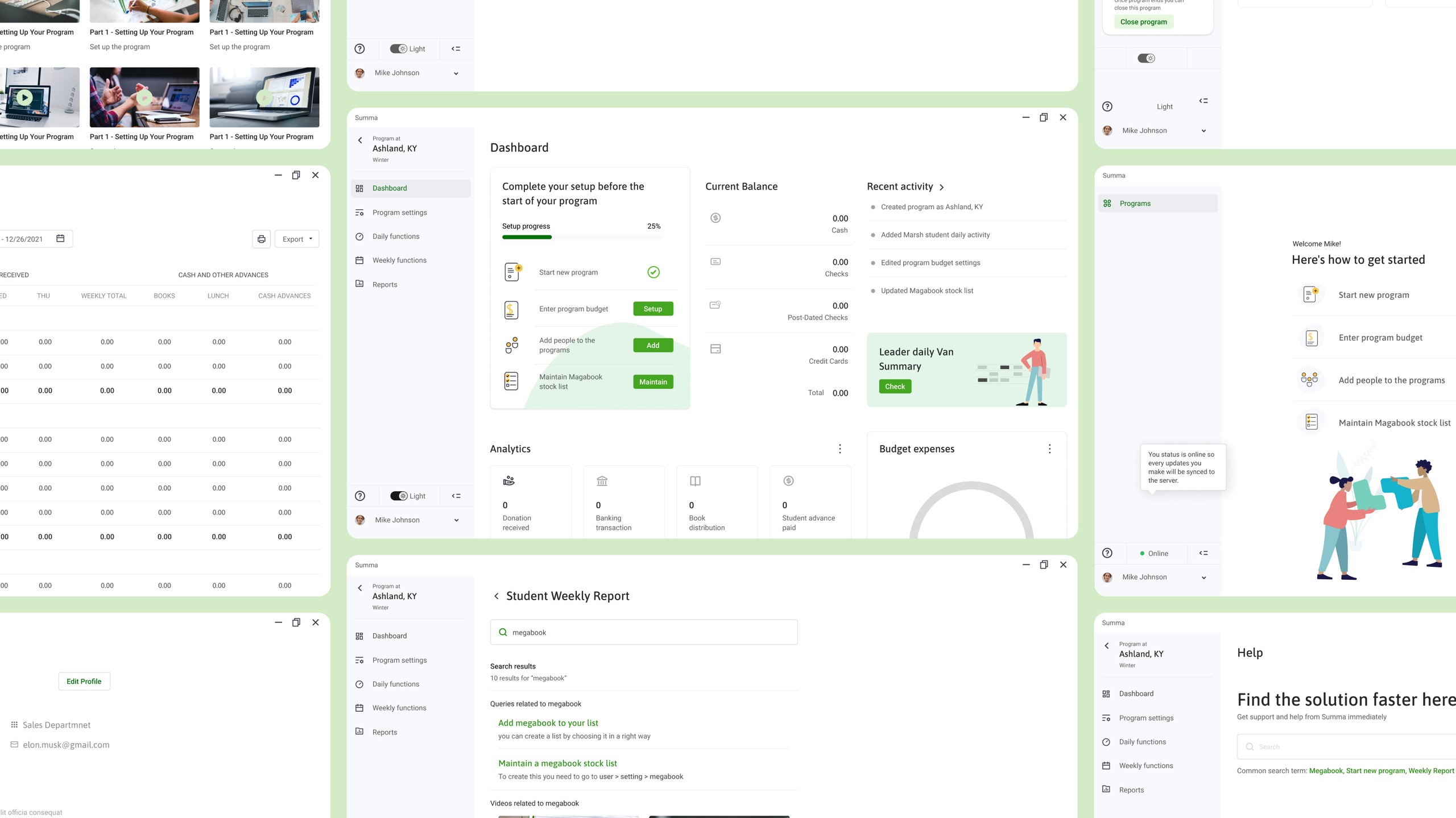 Program Management Tool: Mobile and Desktop App Case Study